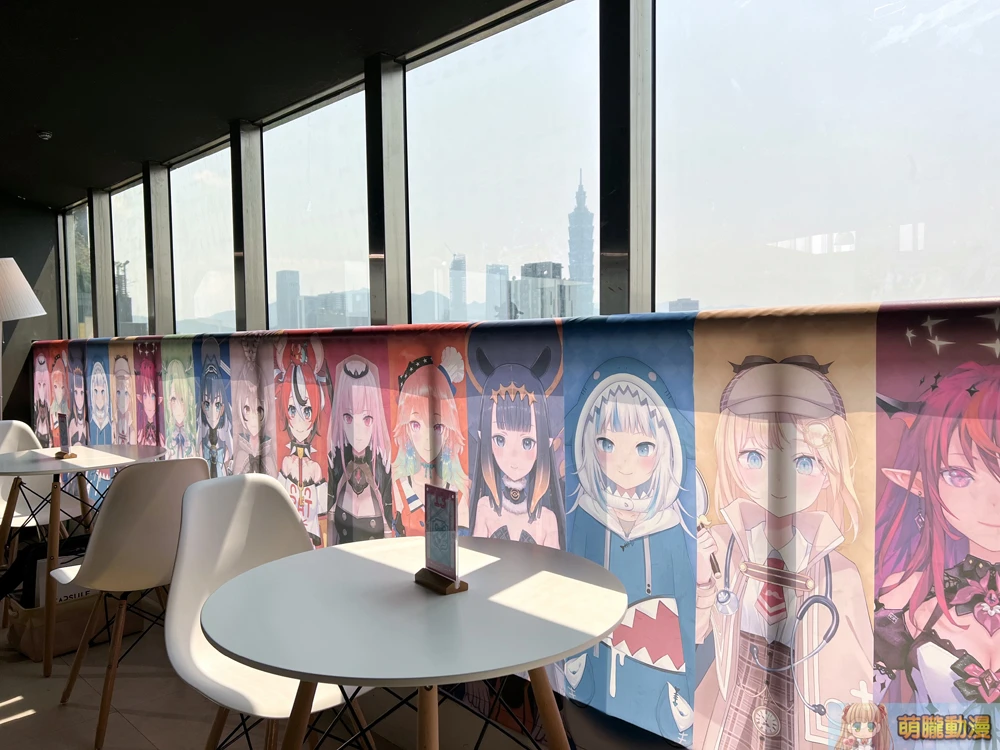 「hololive EN cafe」媒體場搶先看 跟著EN 成員一同遠眺101 - 萌朧動漫情報網